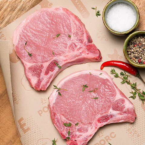 cotelette-porc-os-chicoine - CHICOINE